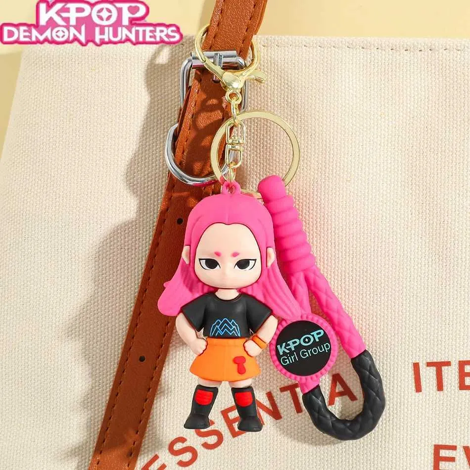 Huntrix Demon Hunters Keychains Kpop Boys Character Keyrings For Fans ...