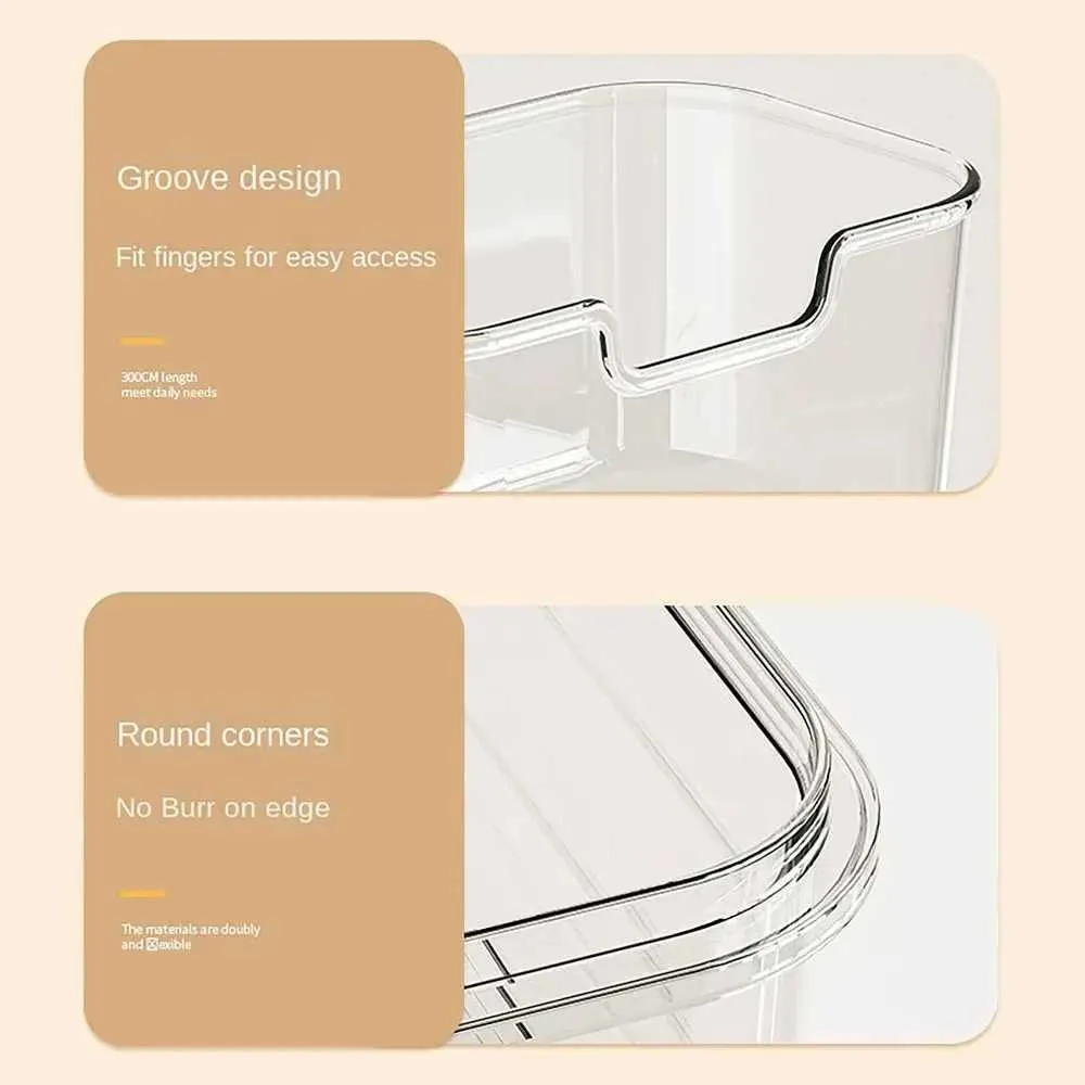 8-Compartment Plastic Seasoning Storage Box with Handle Dustproof Lid ...