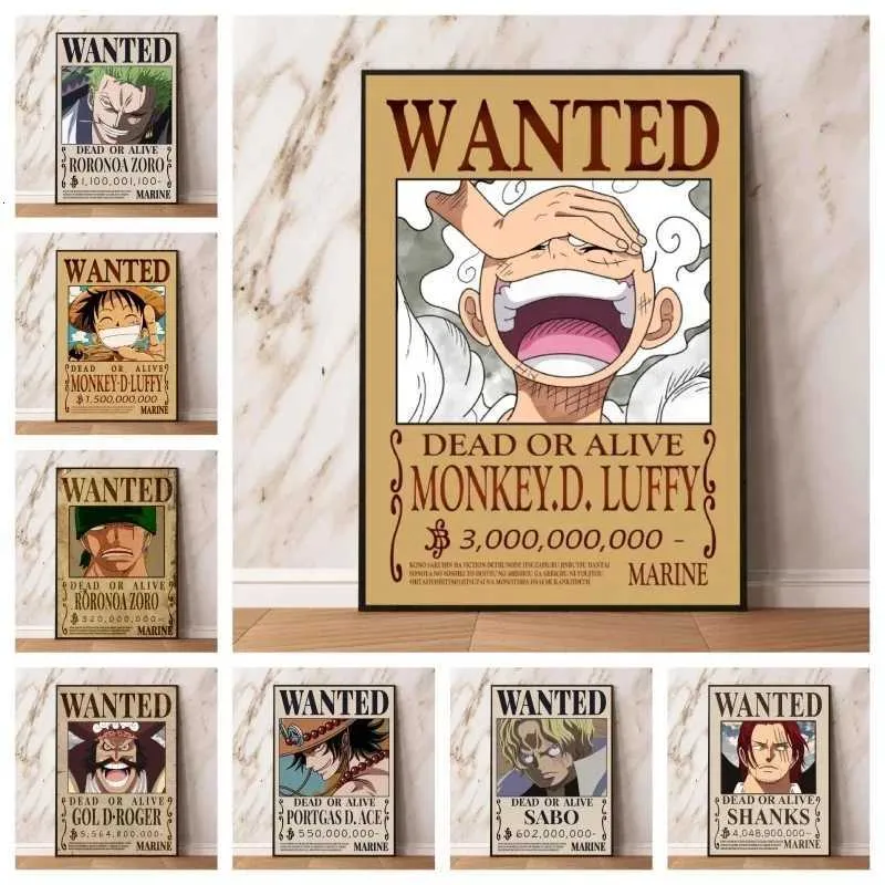 Anime Posters O Ne P Iece Luffy Bounty Wanted Marco... From Ludington ...