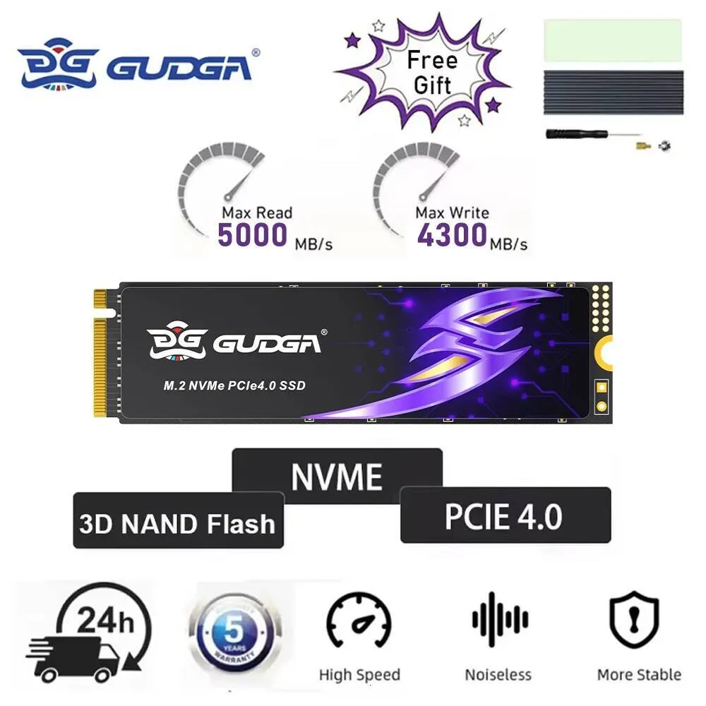 GUDGA SSD M.Ie Gen4 NVMe Solid State Drive 512GB 1TB 2TB Internal ...