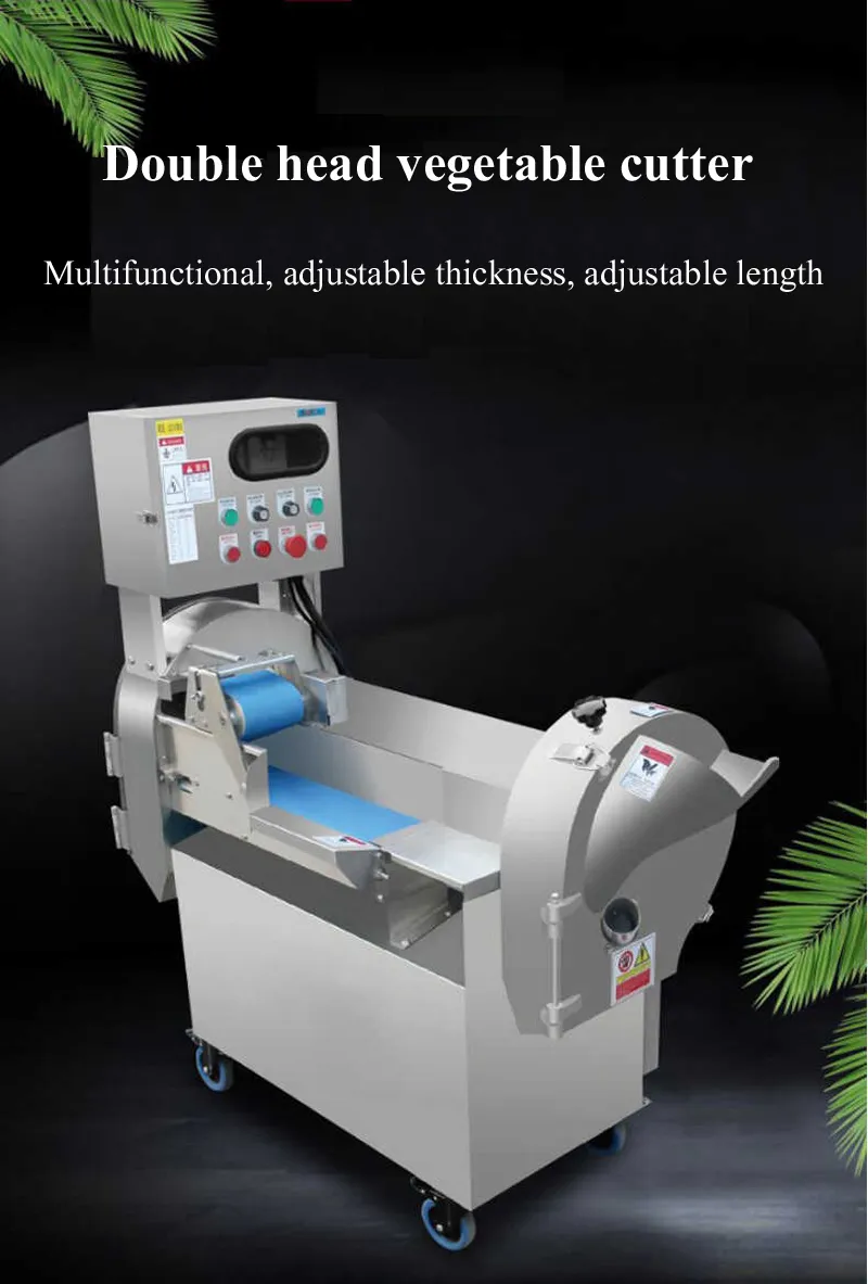 Industrial Vegetable Slicing and Dicing Machine Stainless Steel 45.7 × ...