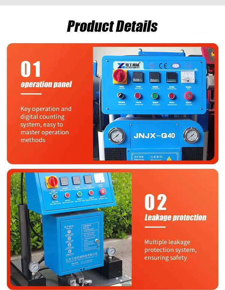 Polyurea Polyurethane Spray Foam Machine with 35 MPa Max Pressure and ...