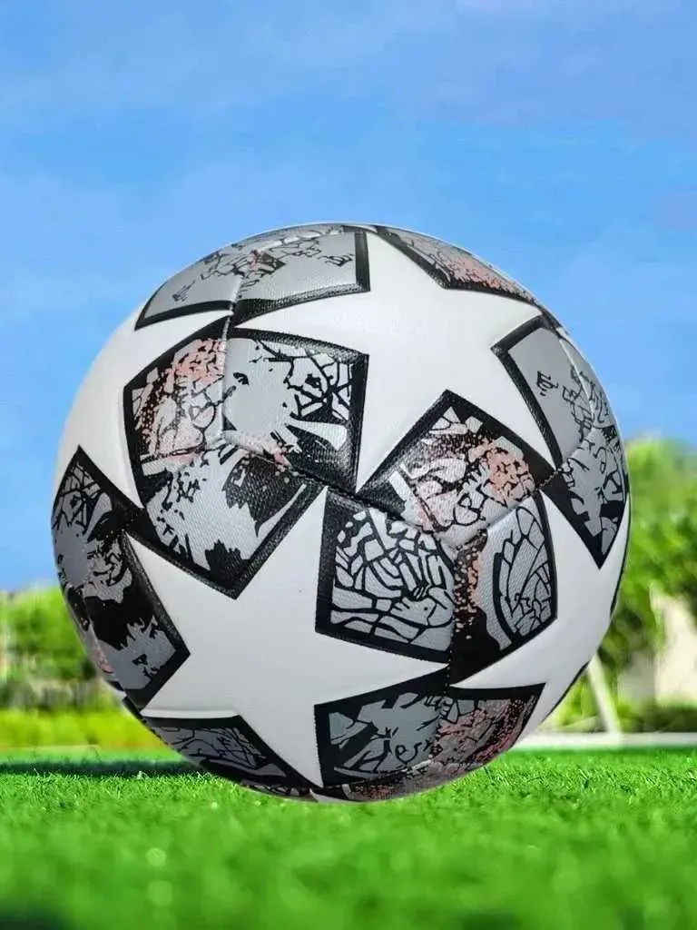 Standard Size 5 Unisex Soccer Ball Machine-Sewn Wear-Resistant ...