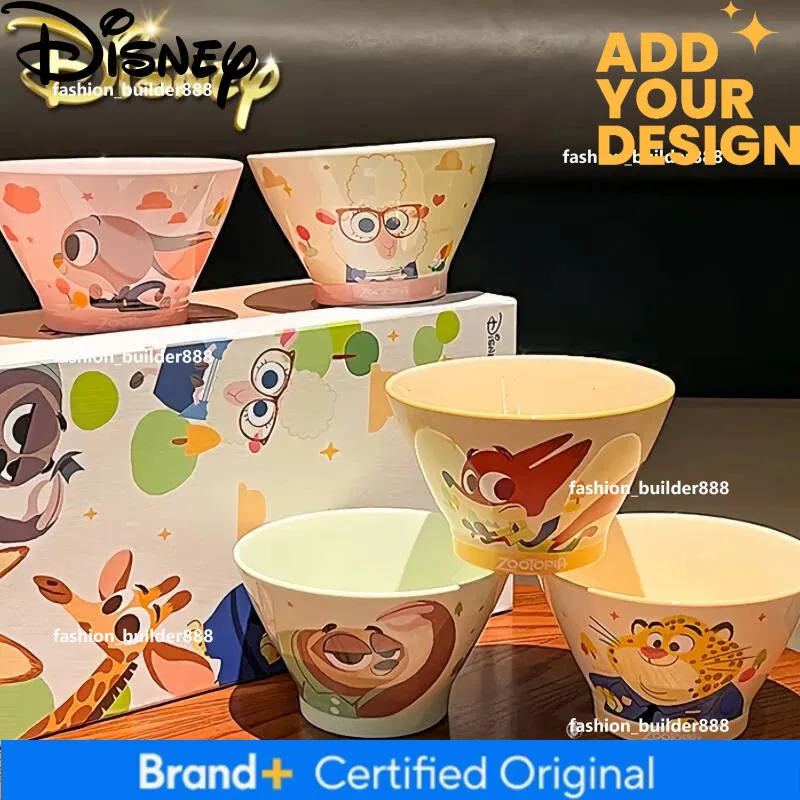 Disney Anime Zootopia Ceramic Plates Bowls Cups Set ... From Fashion ...