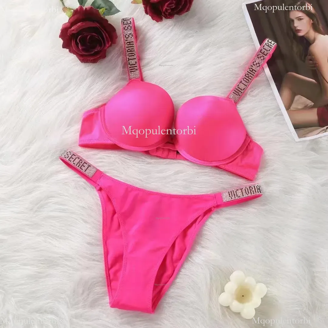 2025 Womens Seamless Cotton Bra with Rhinestone Shoulder Straps ...