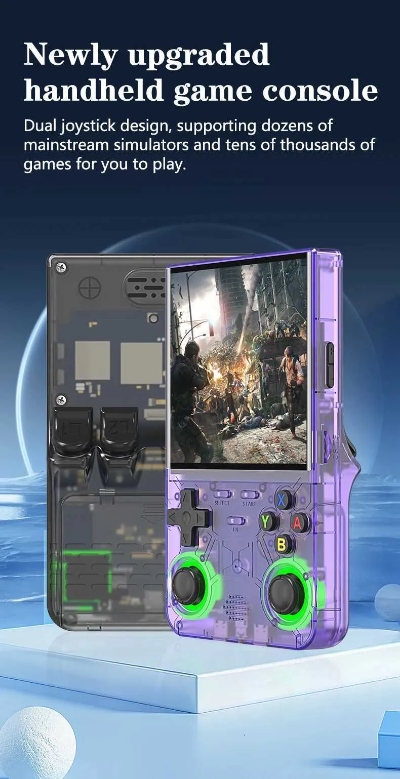 R36 Ultra wireless handheld game controller with built-in 10 emulators ...