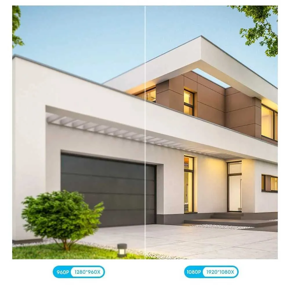 Camhi IP Camera 1080P HD WiFi Color Night Vision Auto Tracking ...