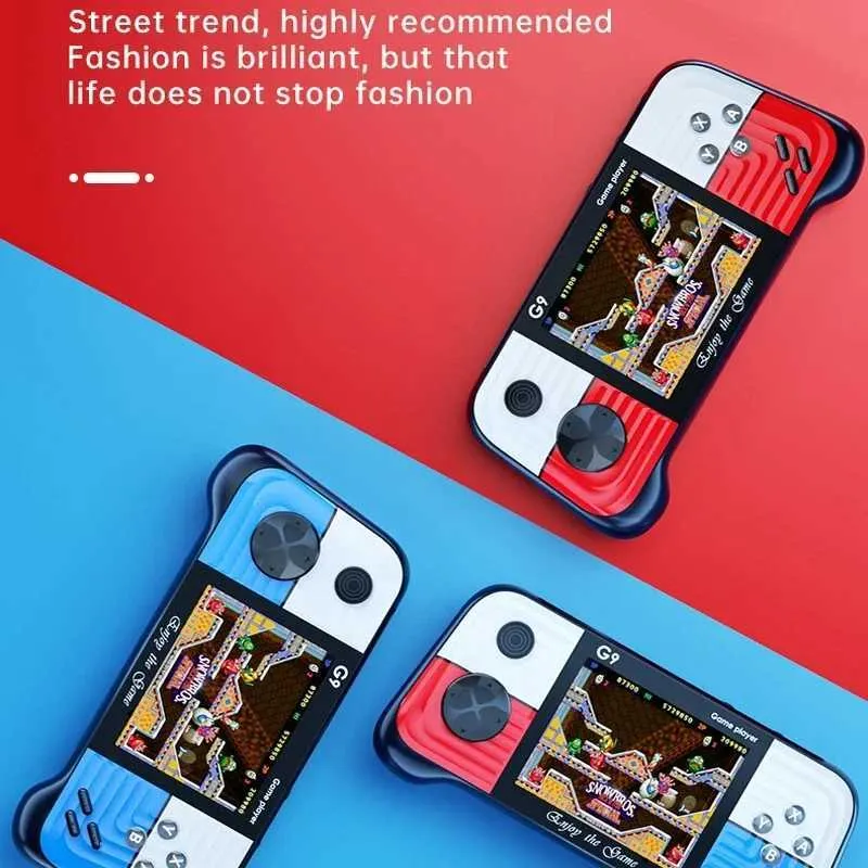 G9 30 inch Retro Handheld Game Console 666 8 Bit Games Portable Mini ...