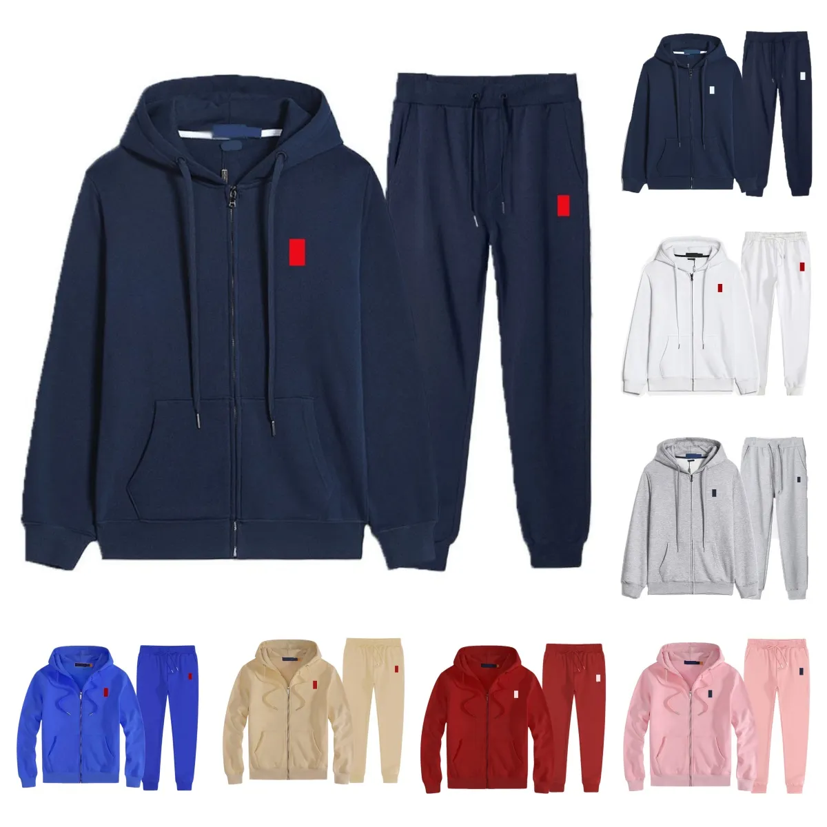 Men's Tracksuit Hoodies Zip Up Cardigan Pullover with Horse Animal ...