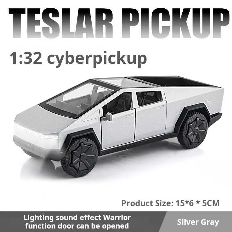 132 Cybertruck Pickup Alloy Car Model Diecasts Metal... From Mondayedit ...