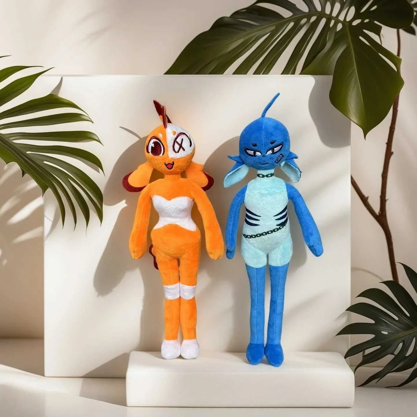 Cute Ginger Clownfish Plush Doll 12 in Human Shaped Stuffed Pillow ...