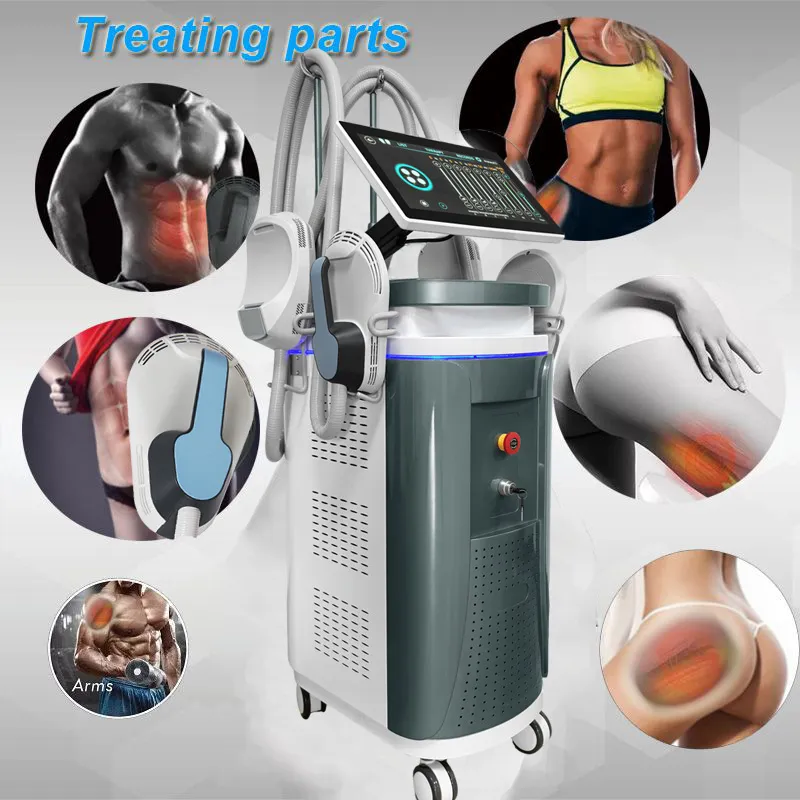 EMS Slim Weight Loss Body Shaping Muscle Stimulator Machine with 4 ...