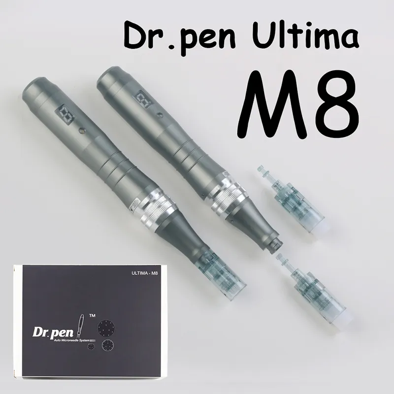 Microneedling Therapy Derma Pen with 20 Cartridges 0.25mm Needles for ...