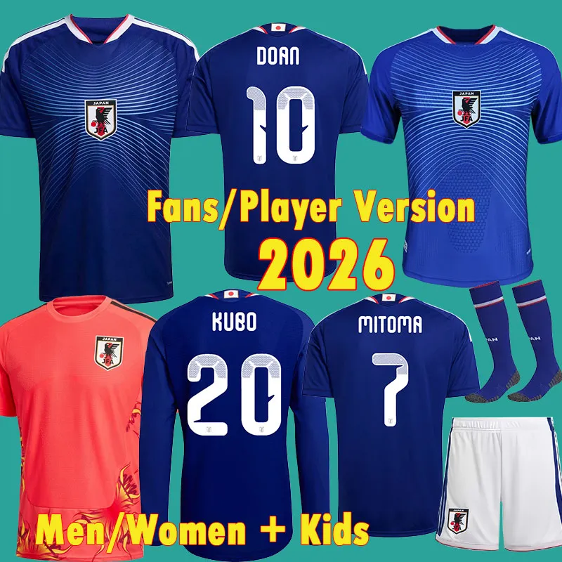 Japan Soccer Jerseys Kids Pink Samurai Football Shirt 2025 ISAGI, ATOM ...