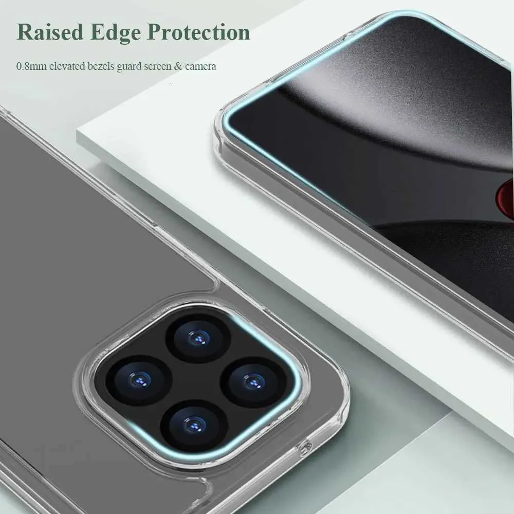 Lereach Ultra-Thin Shockproof Clear Phone Case for 15T Pro / 15T with ...