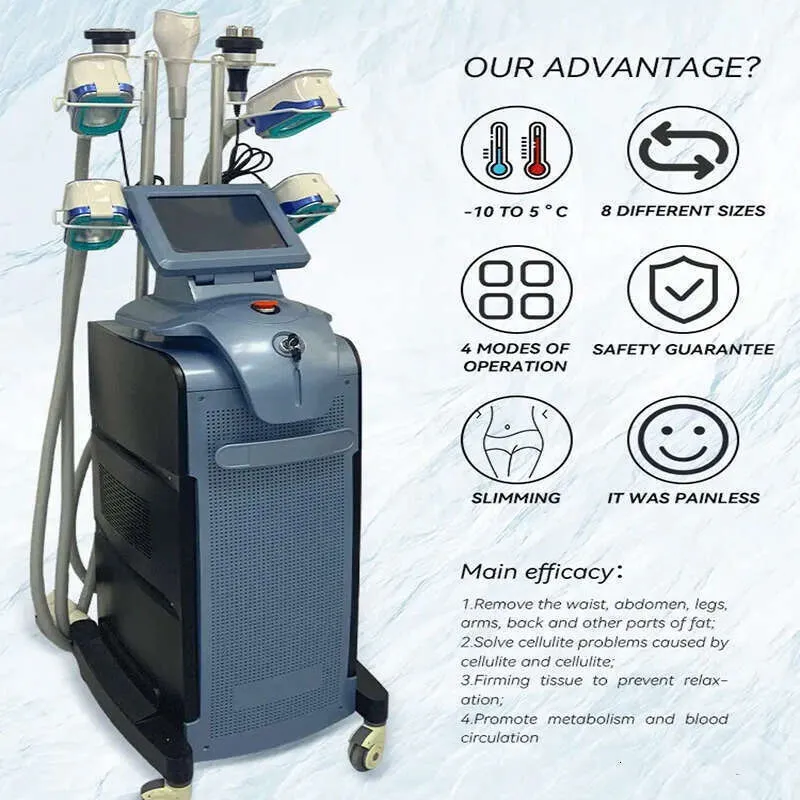 2026 Professional Cryo Slim Cryotherapy Machine 5 Cryo Handles For Fat ...