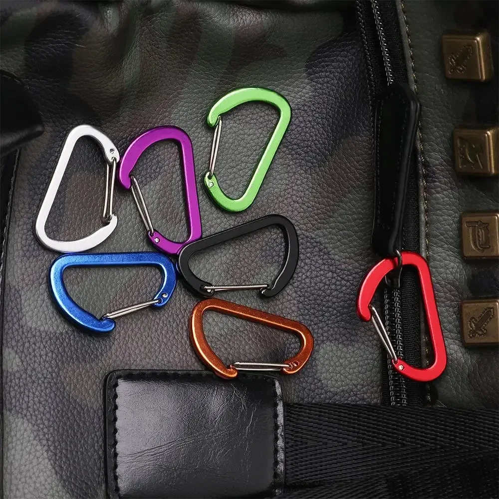 Aluminum Alloy Non-Locking D-Ring Keychain Set with Snap Clip Lock ...