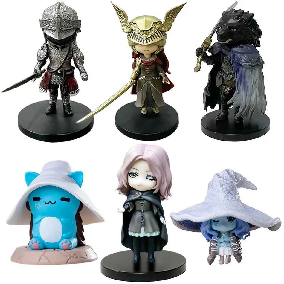 Malenia Kawaii Ranni Cat Half Wolf Q Version PVC Witcher Action Figure ...