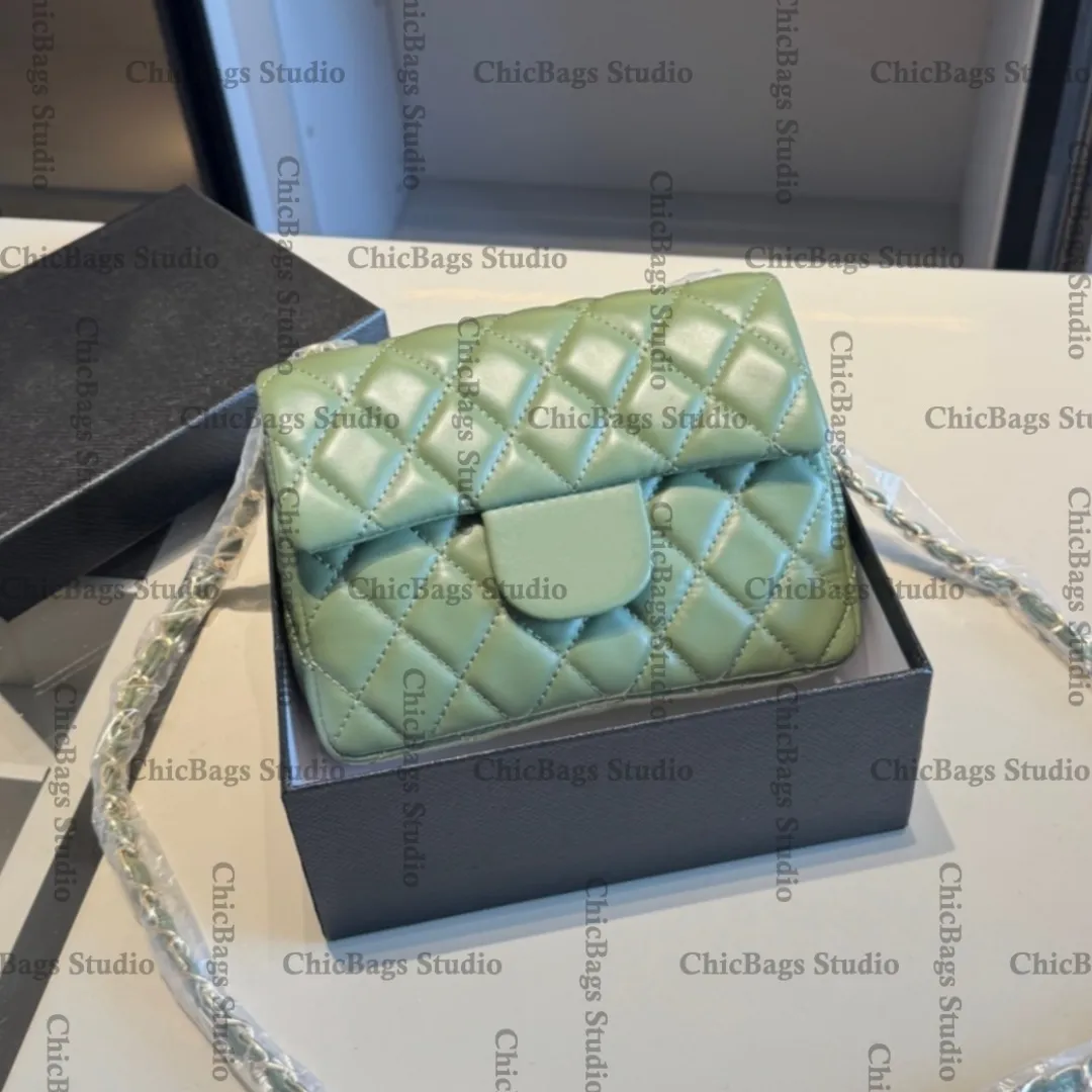 Luxury Designer Shoulder Bags Handbags Classic Mini Flap Gold Metal ...