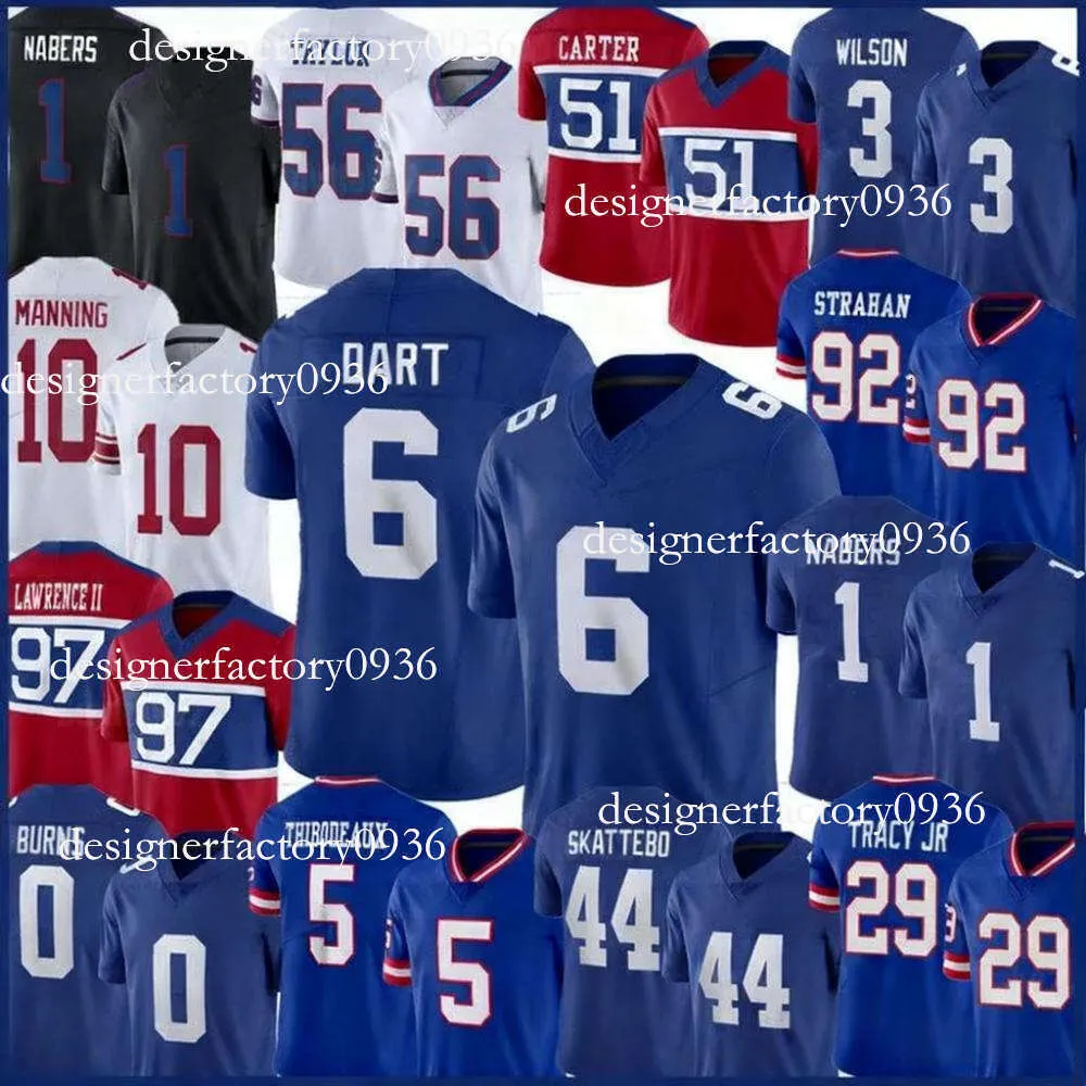 Jaxs Dart Cam Skattebo Malik Nabers Football Jersey Abdul Carter ...