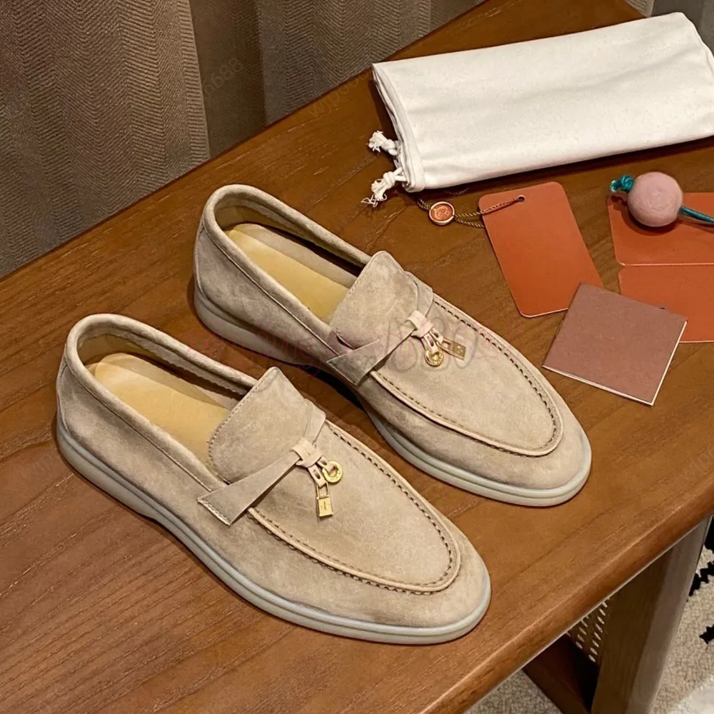 Wholesale New Designers Cashmere Leather Loafers For Men And Women High ...