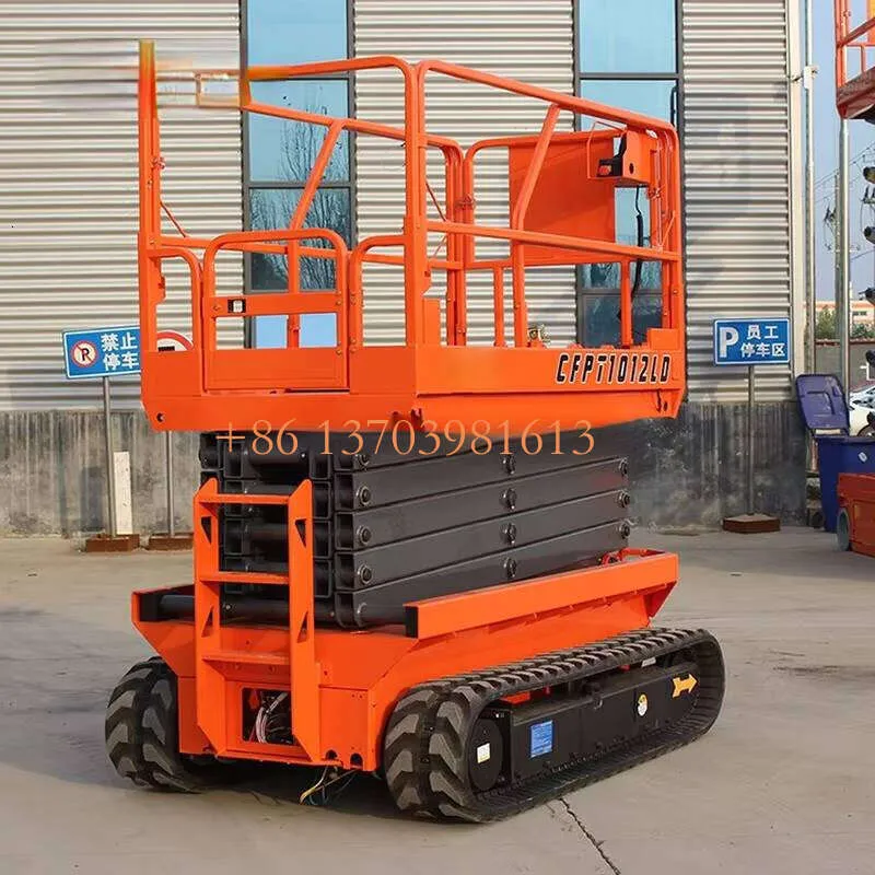 Self-Propelled Aerial Work Platform Articulated Arm Lift with 360 ...