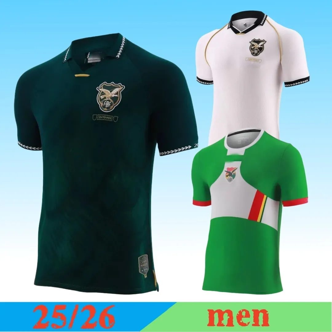 Classic Soccer Jersey: Bolivia 2025 2026 Centenary Kits, Retro Style ...
