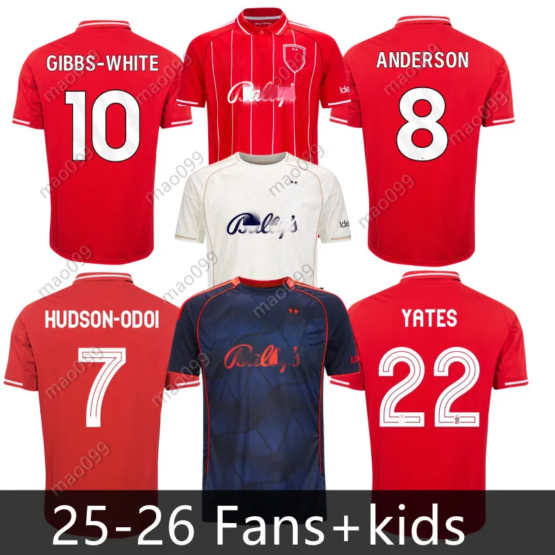 25 26 LINGARD NoTTInGhamS Forests Soccer Jerseys GRABBAN Johnson ...