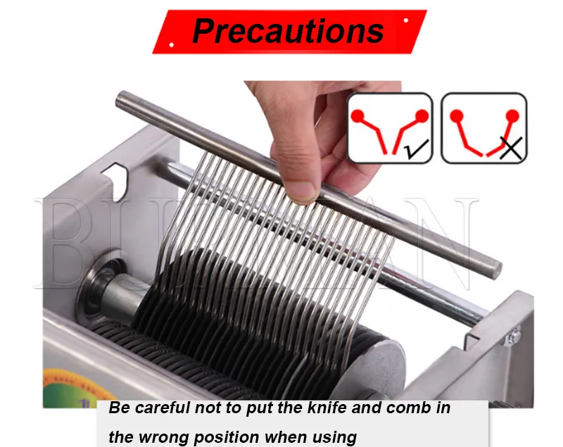 Electric Meat Cutter Commercial Fresh Meat Slicer Dicing Shredding ...