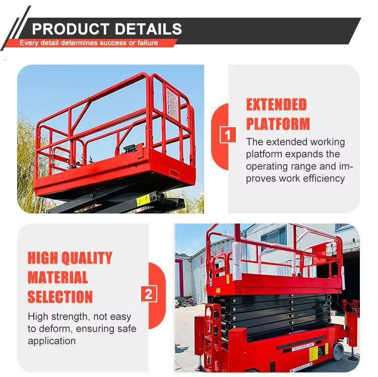 Electric Hydraulic Scissor Lift Table with Steel Structure for Workshop ...