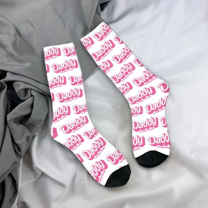 Men's Socks Daddy Is A State Of Mind Over-Knee Crew Polyester ...