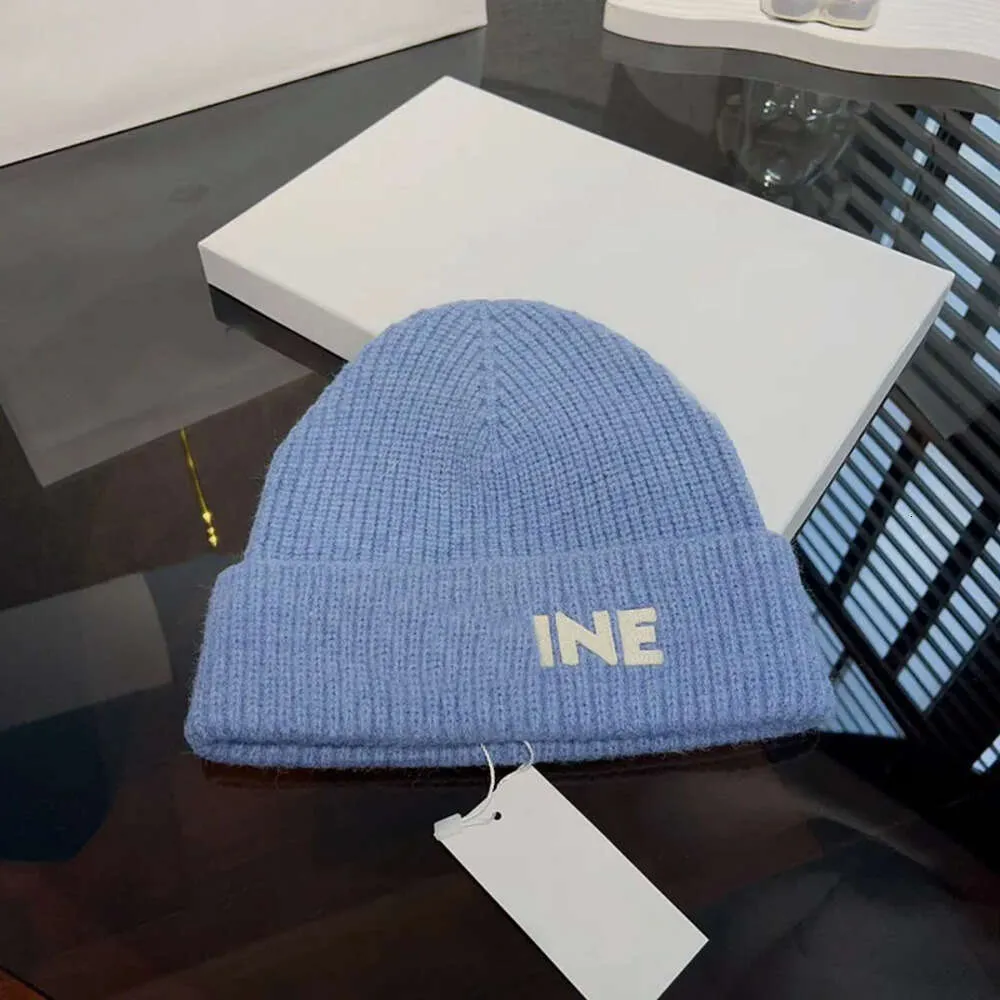 Wool Knitted Skull Beanie for Men Fitted Dome Top Winter Thermal Hat ...