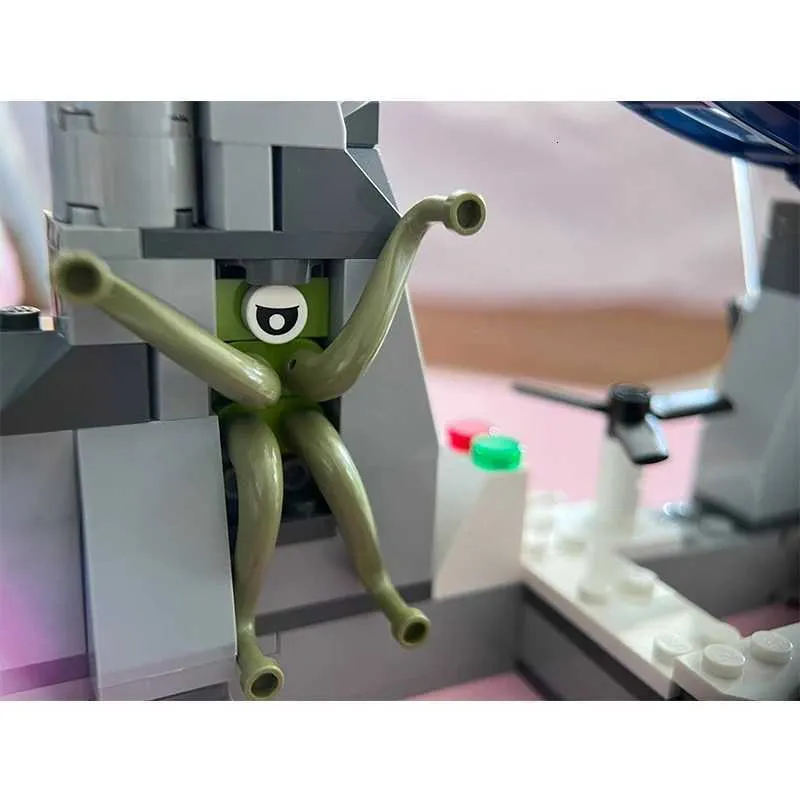 Wooden 3in1 Space Roller Coaster Building Blocks Carousel Turbo Drop ...