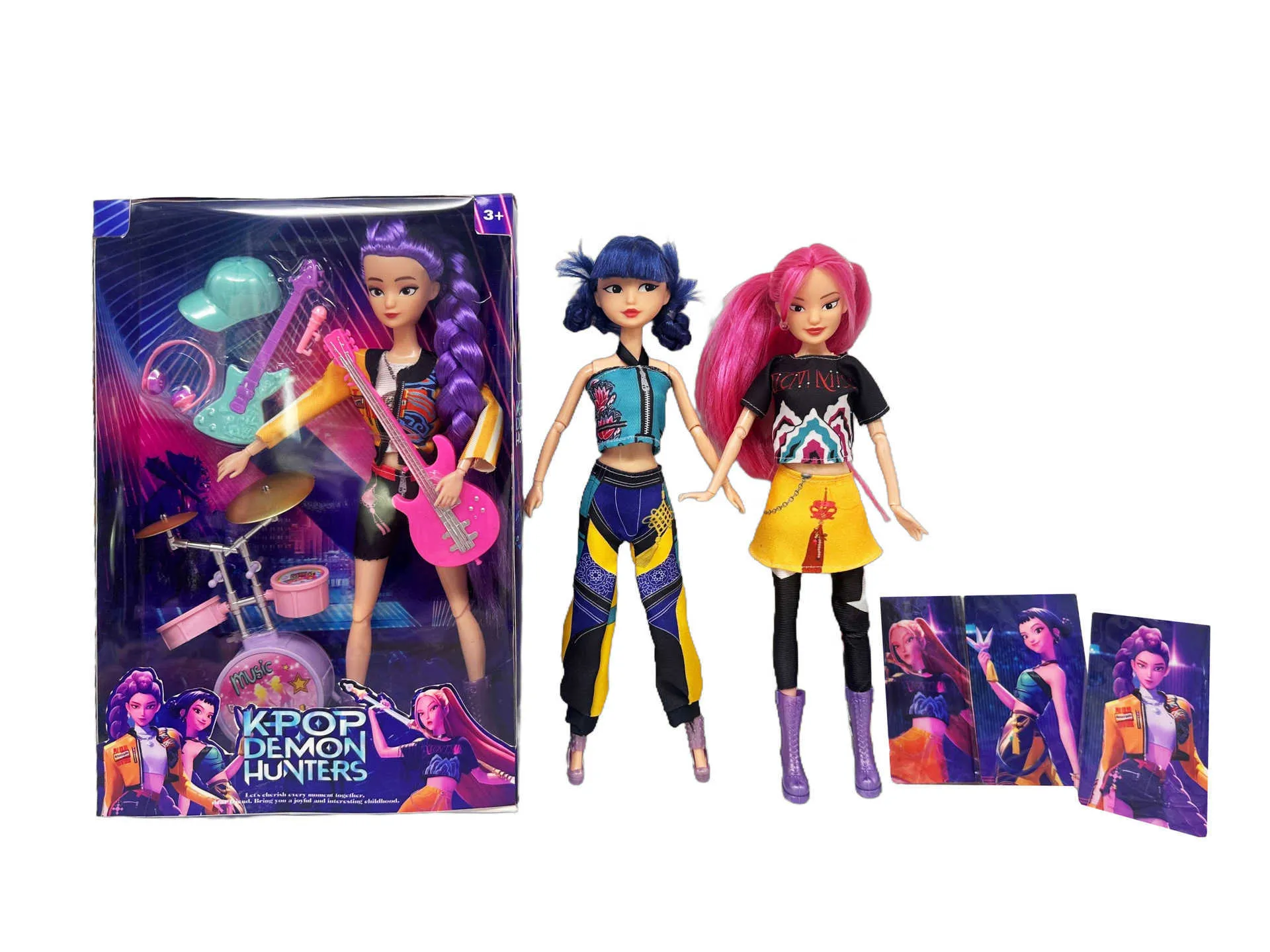 KPOP Demon Slayer 11.5 Inch 12 Joint Movable Vinyl Action Figure Toy ...