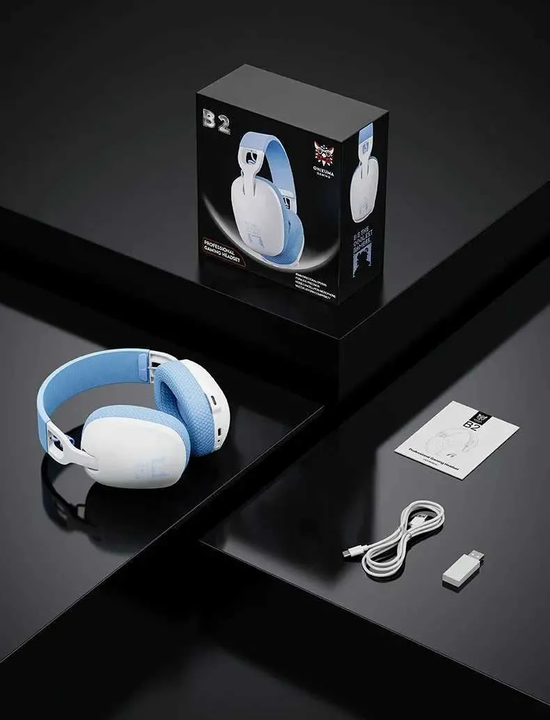 Onikuma B2BT Wireless Gaming Headphones for Nintendo Switch and PC with ...