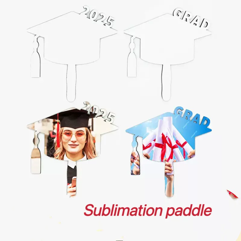 Personalized Folding Fans Sublimation Photo Frame Printable Graduation ...
