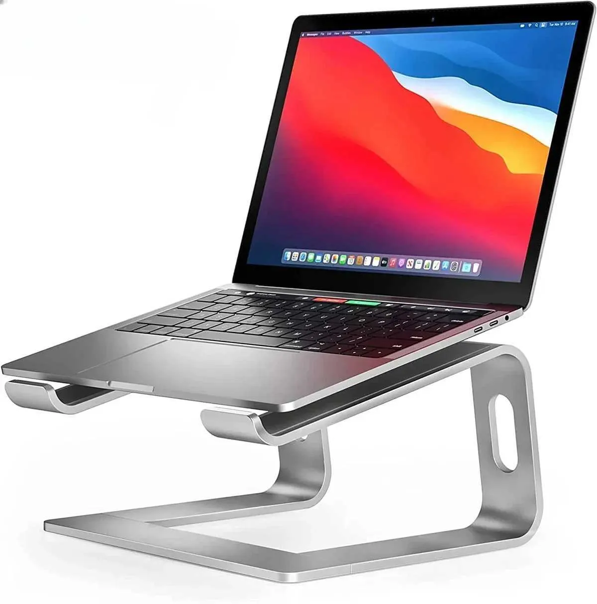 M251115 Vertical Laptop Stand Aluminum Detachable Laptop Riser ...