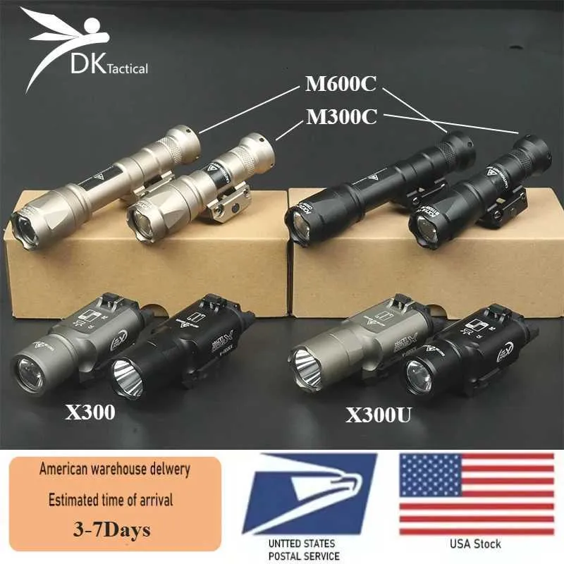 Tactical SF X300U M600C M300 Flashlights Weapon Scout Light For Hunting ...