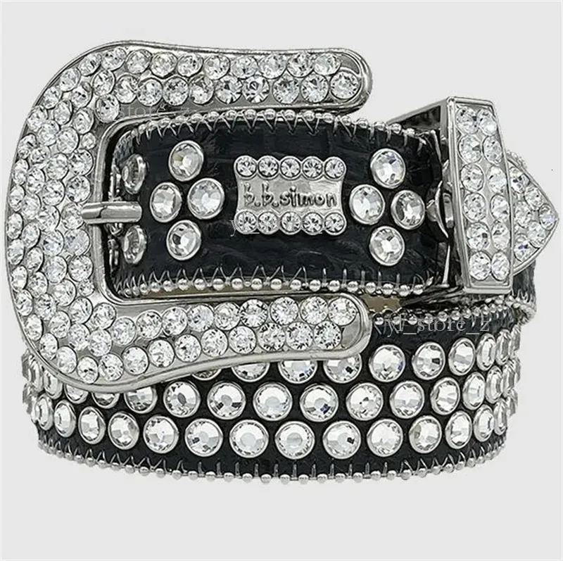 Designer bb simon belt for men XS PU material with golden copper needle ...