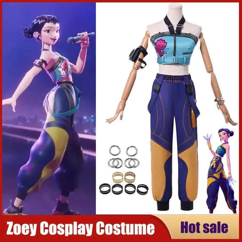 Anime Team KPop Demon Hunters Role Play Uniform Polyester Non-Woven ...