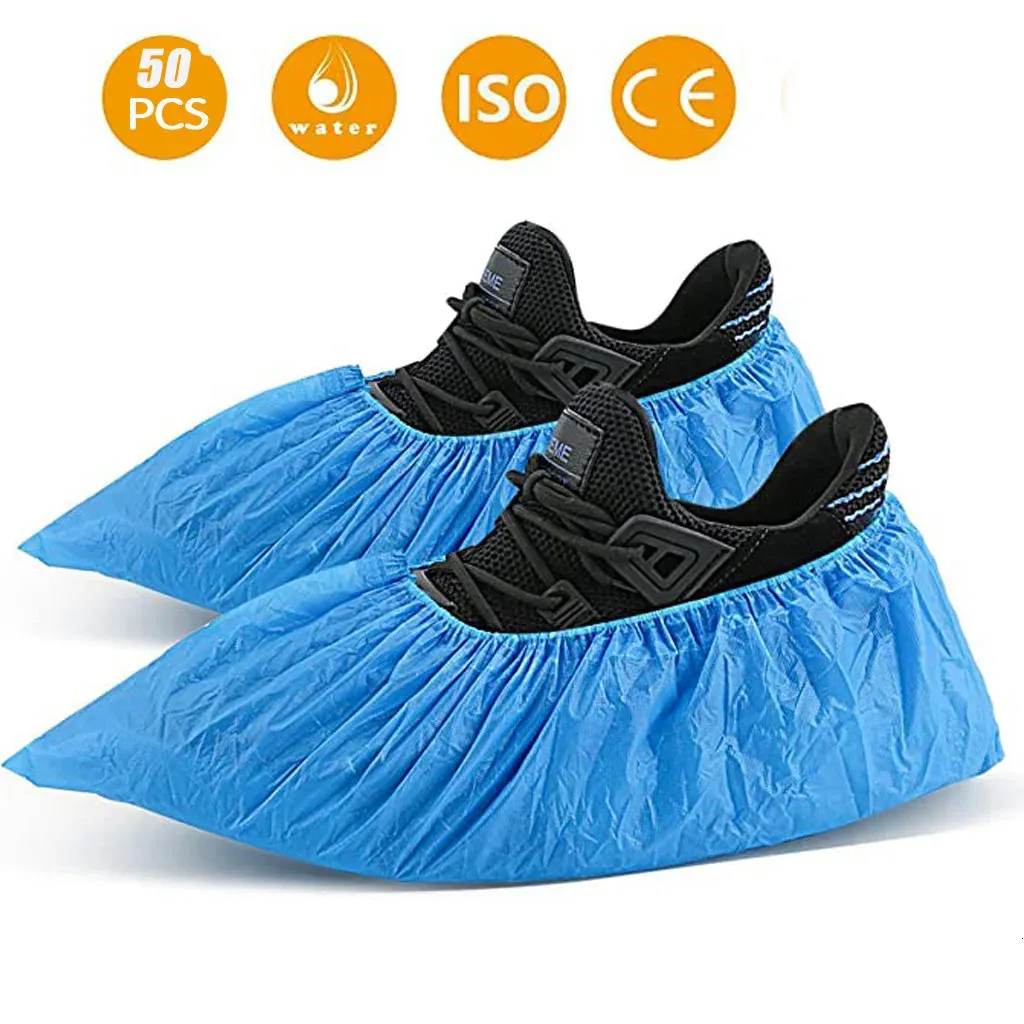 Portable Waterproof Boot Covers, Plastic Anti-Slip Wear-Resistant ...