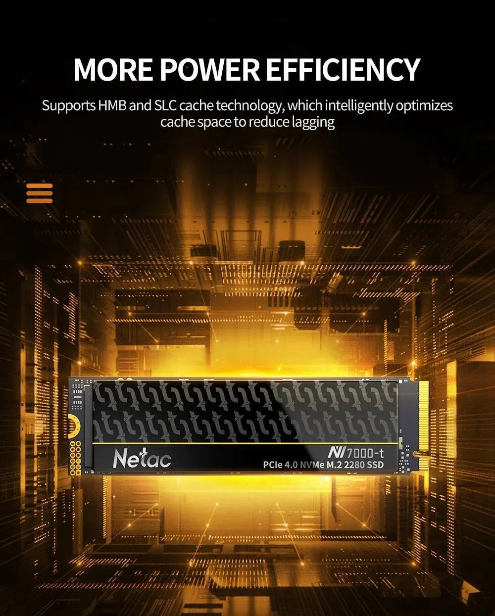 Netac 1TB 2TB 4TB NVMe M.2 Ie 4.0x4 Internal Solid State Drive for ...