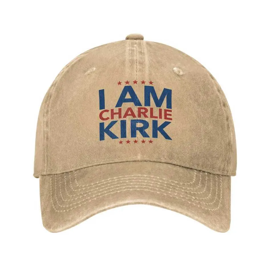 I AM CHARLIE KIRK Baseball Cap Sun Kpop Rock High Quality Washed ...