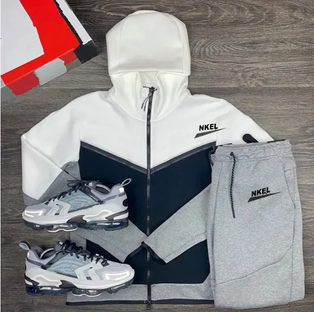 Unisex Tech Fleece Tracksuit – Hooded Zip Up Jacket &... From ...