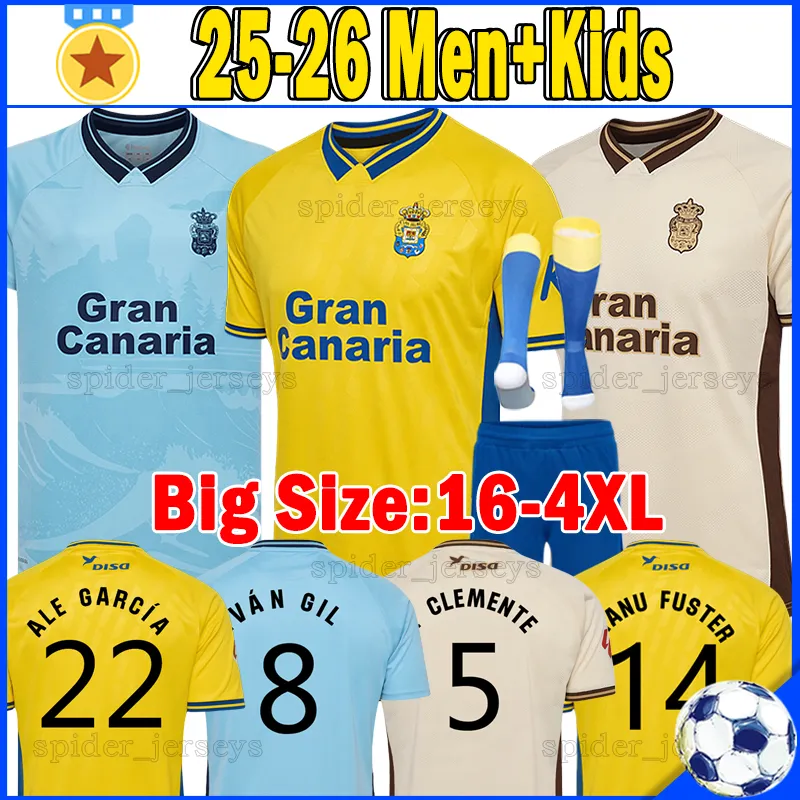 XXXL 4XL 25 26 UD Las Palmas Soccer Jerseys Retro... From Spider ...