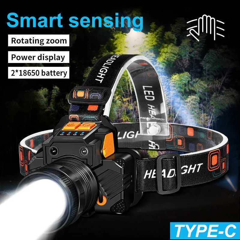 Rechargeable LED Rechargeable Headlight With Ultra Brightness, 4 Modes ...