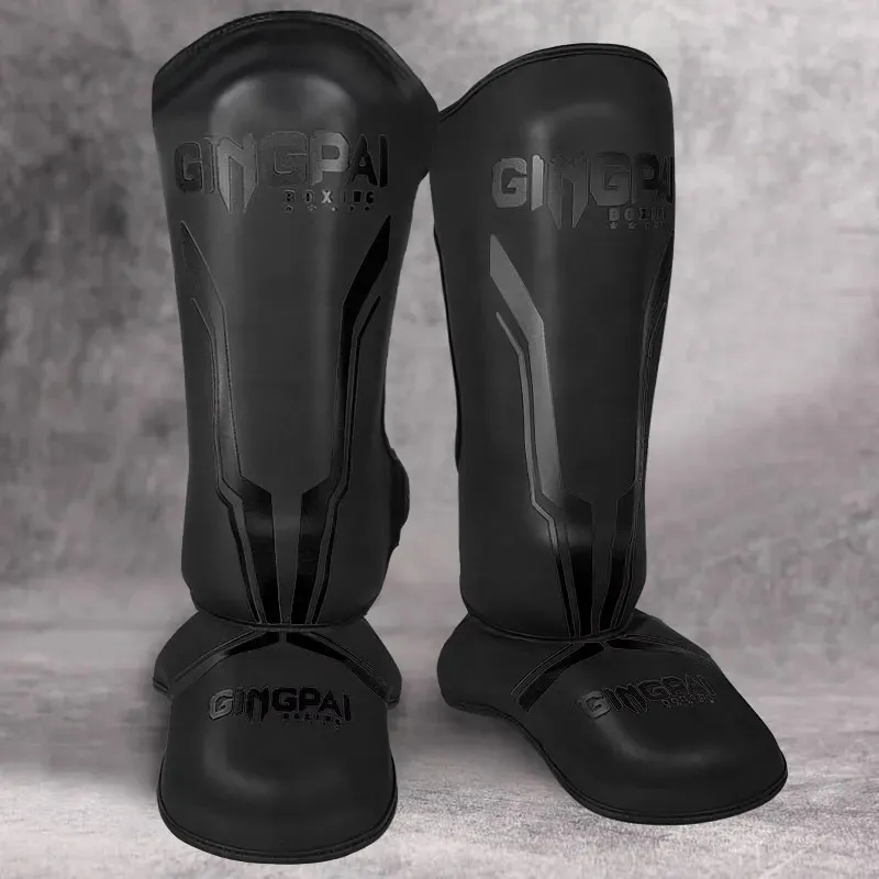 Professional Kickboxing Leg Guards Thickened MMA Shin And Ankle ...