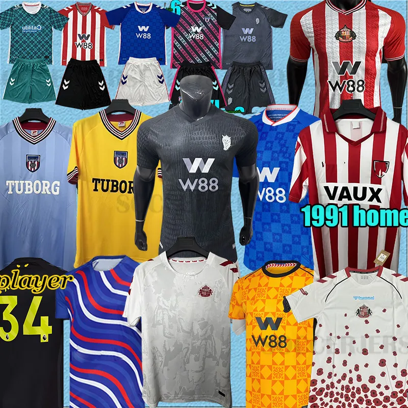 Sunderland Soccer Jerseys SAFC Kids Football Shirts With Names Mundle ...