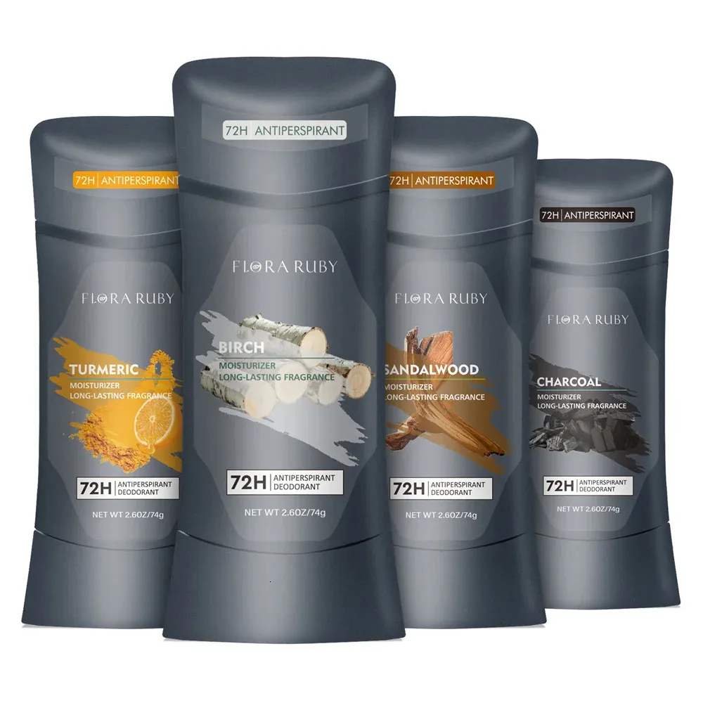 Set Solid Perfume Deodorant Sticks for Men 72-Hour Endurance ...