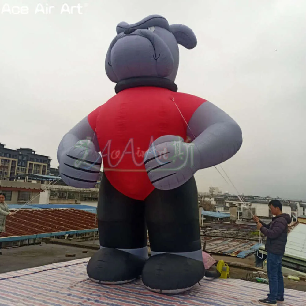 Inflatable French Bulldog Model Giant Air Blown Animal 3-5 ft Outdoor ...